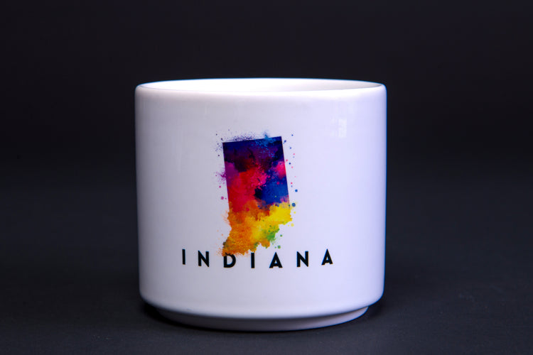 Mug Indiana State Abstract Watercolor – Shop-IHS